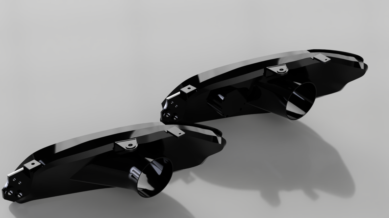 Subaru Hawk Eye Ducted Headlight — Motorsport 3d