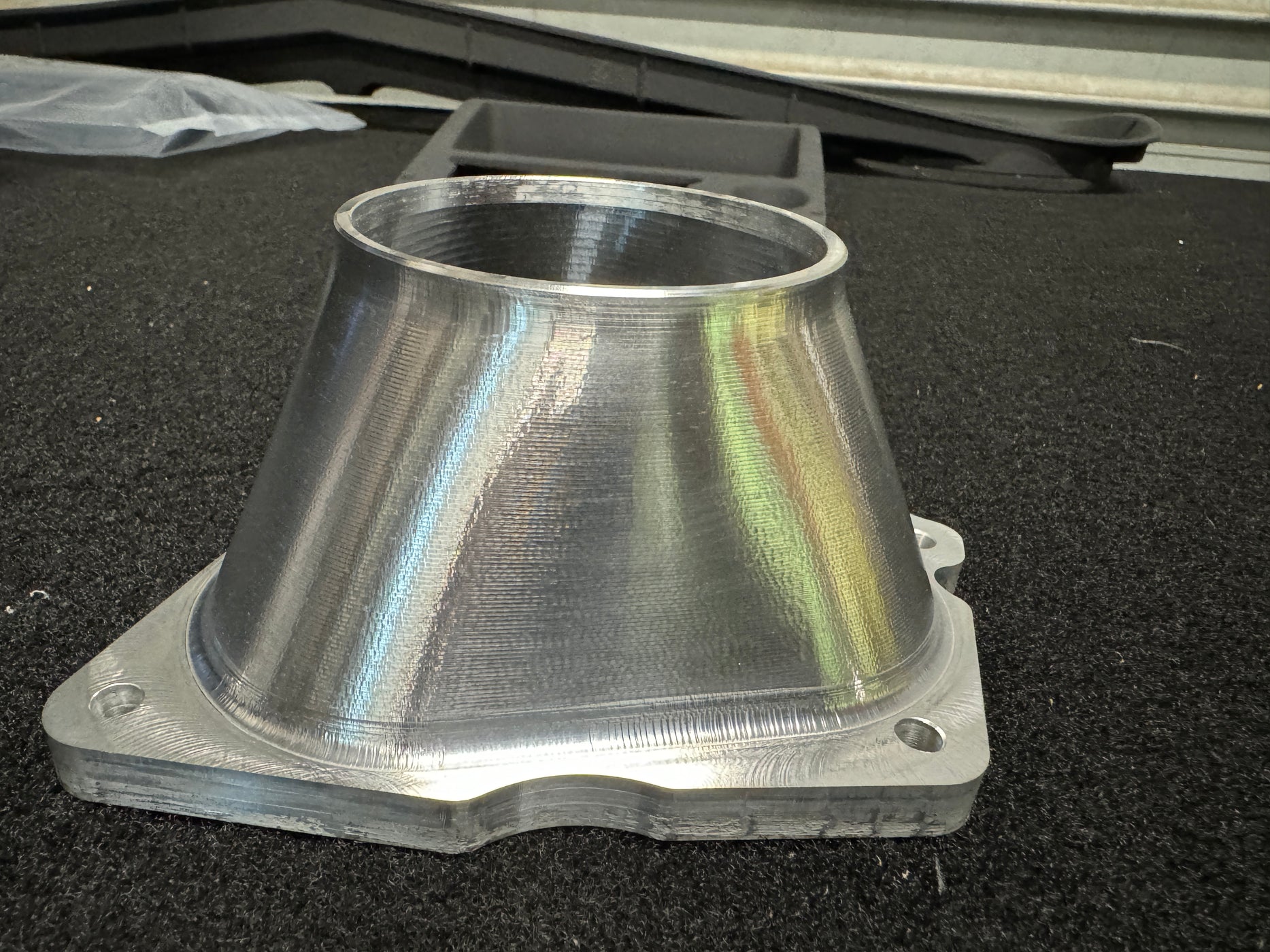 Billet FD RX7 Throttle body snout — Motorsport 3d