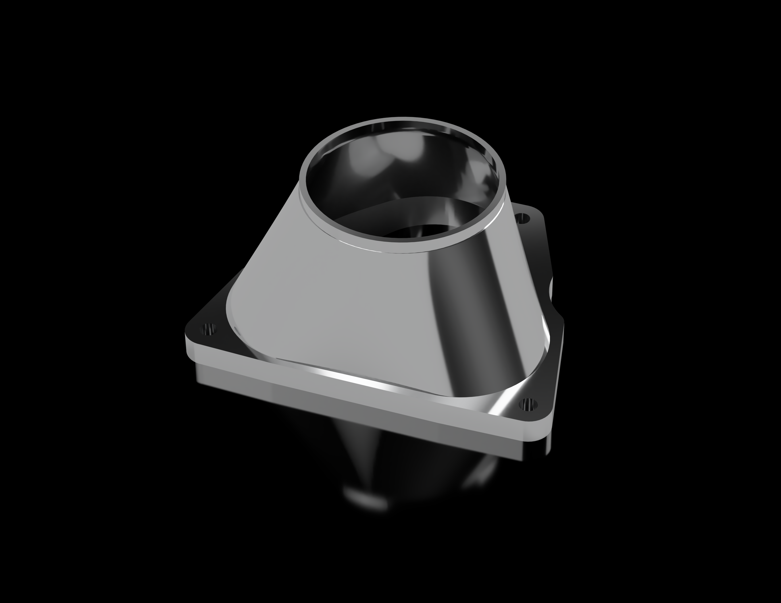 Billet FD RX7 Throttle body snout — Motorsport 3d